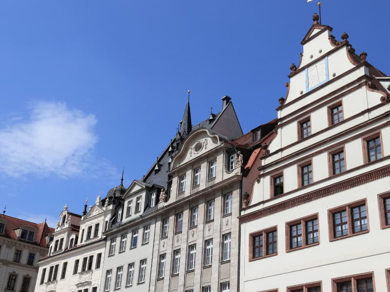 Marktplatz Leipzig / Sachsen